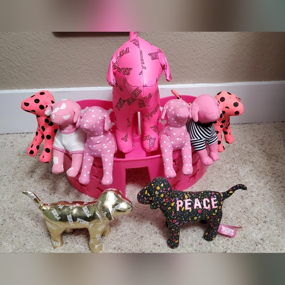 PINK Victoria's Secret | Other | Vs Pink Dogs Mini Plush | Poshmark